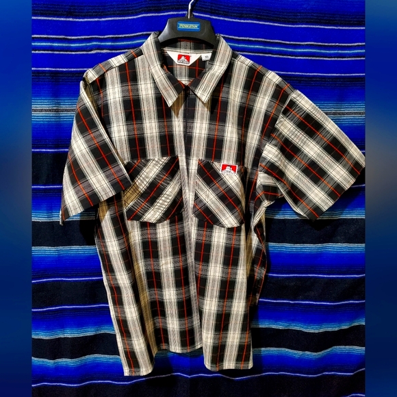 Ben Davis | Shirts | Ben Davis Plaid Shirt Half Zip | Poshmark